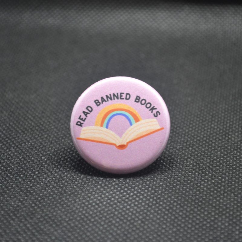 Library Buttons - Etsy