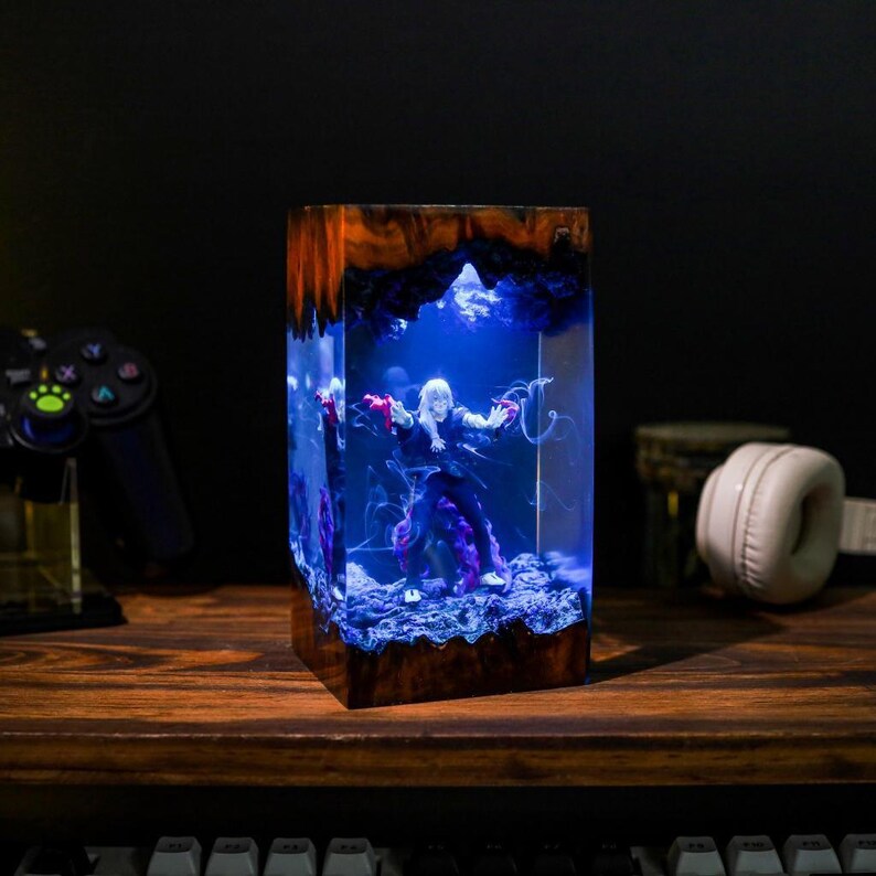 Jujutsu Kaisen Mahito Lamp, Resin Diorama Desk Lamp, Cool Geek Decor ...