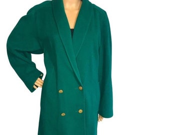 Emerald Green Coat - Etsy