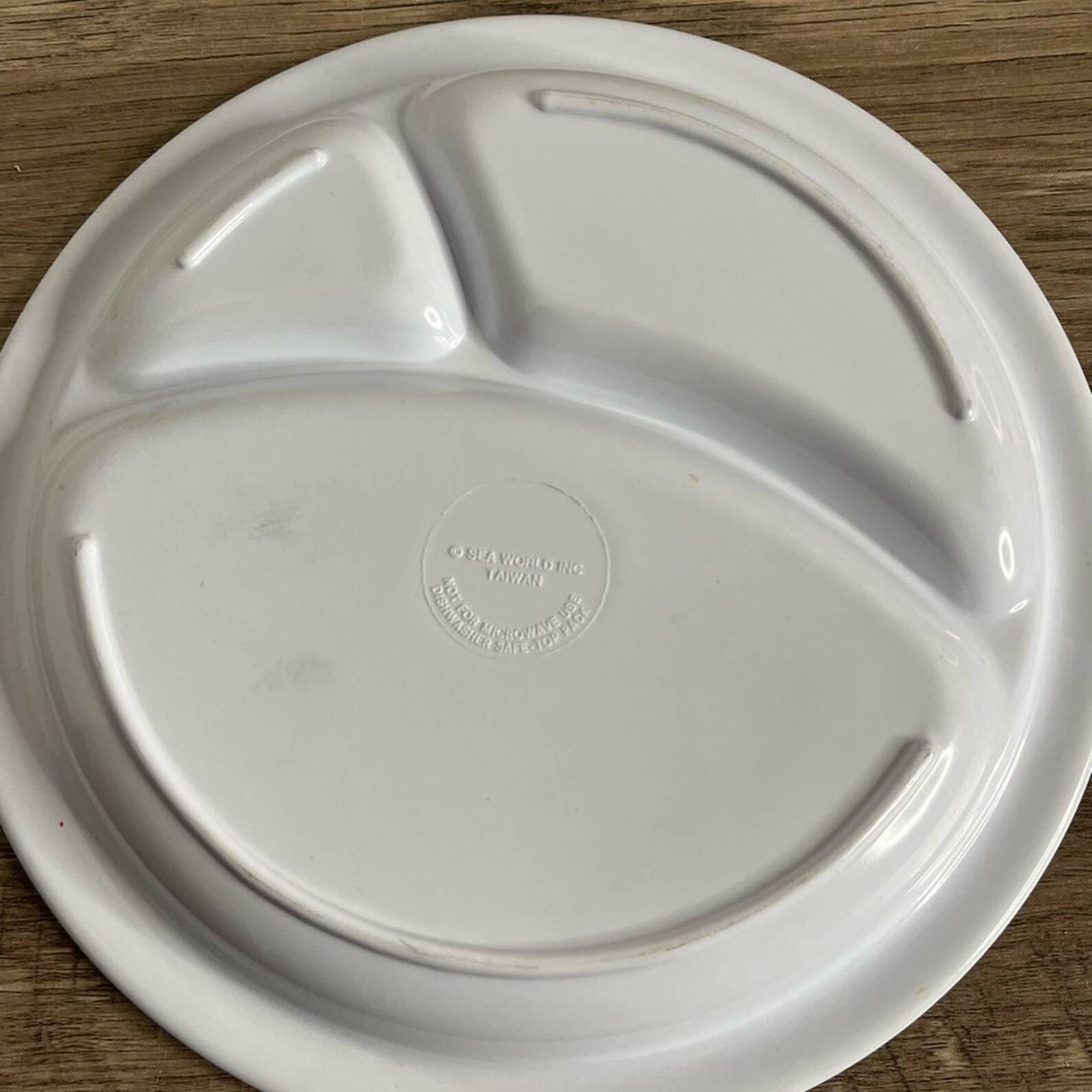 Vintage 80s Sea World Shamu & Crew Divided Melamine Toddler Plate - Etsy