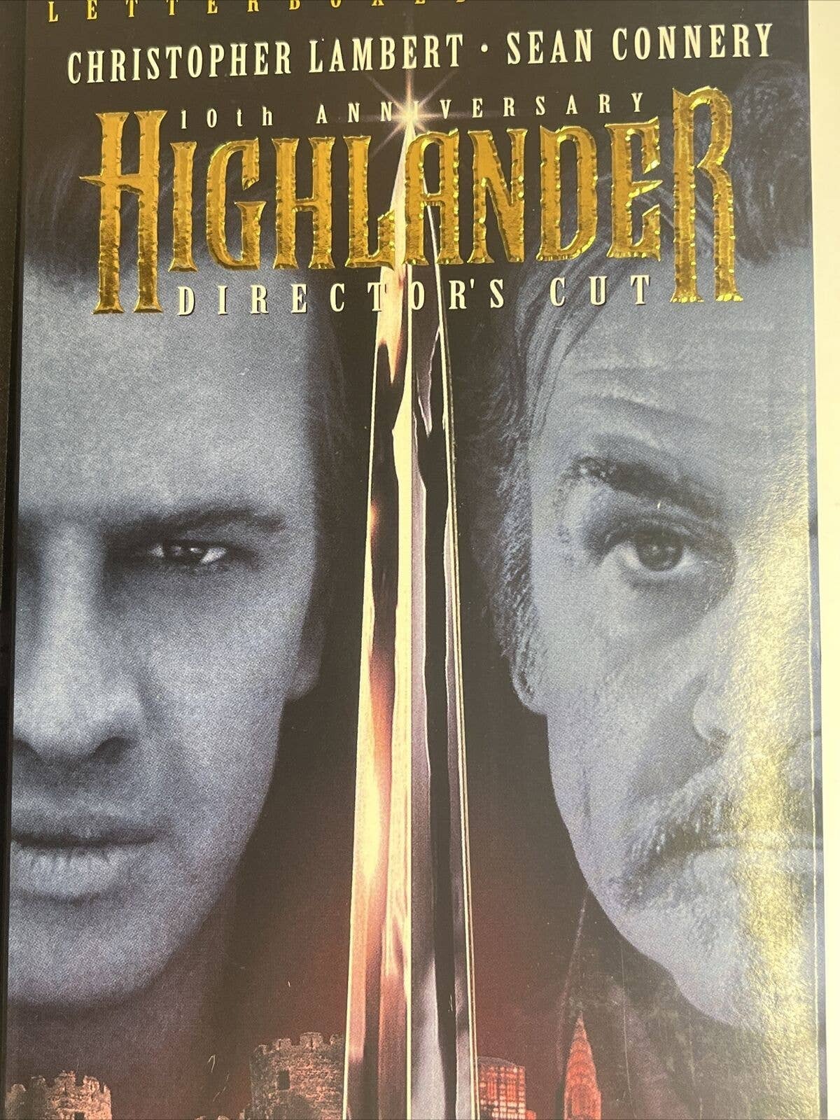 Highlander VHS 1996 10th Anniversary Directors Cut - Etsy