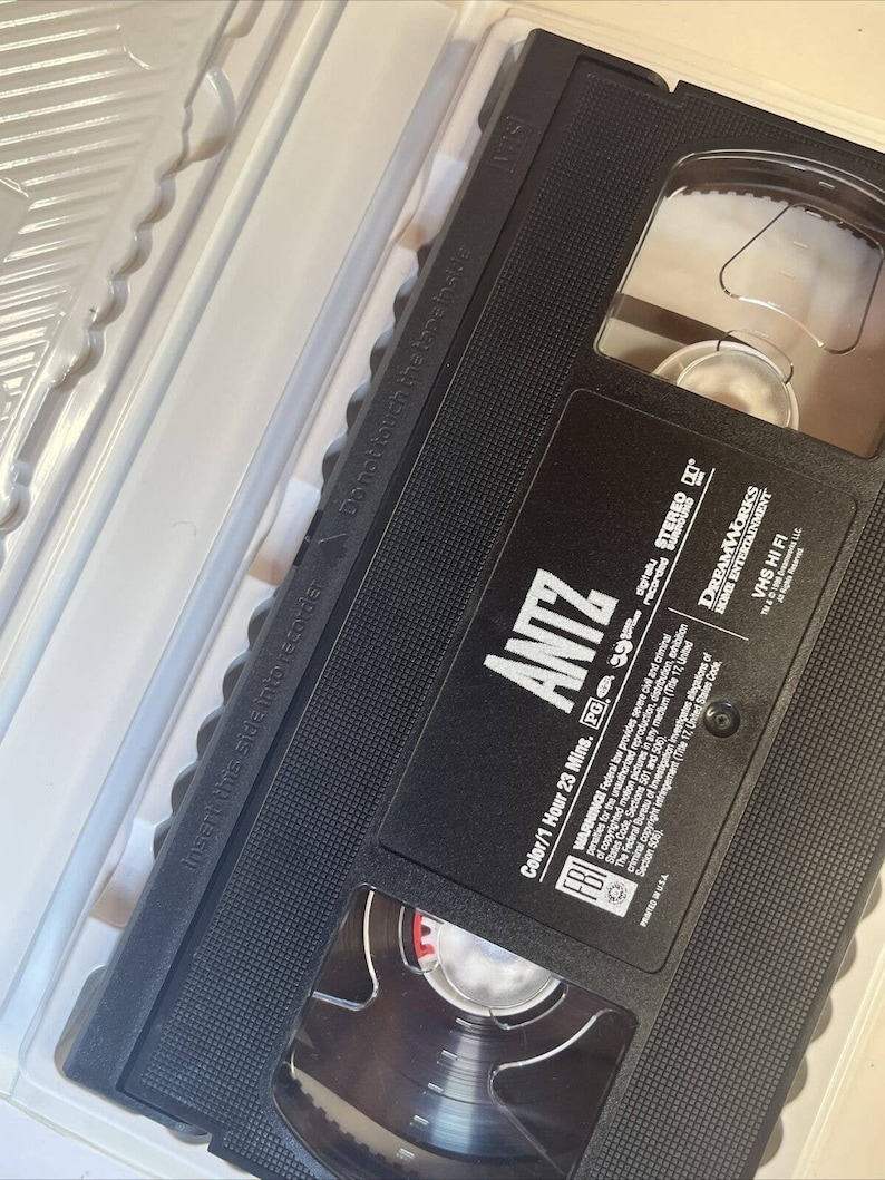 Antz (VHS, 1999, Clamshell) Vintage Kids Family Animated Films - Etsy