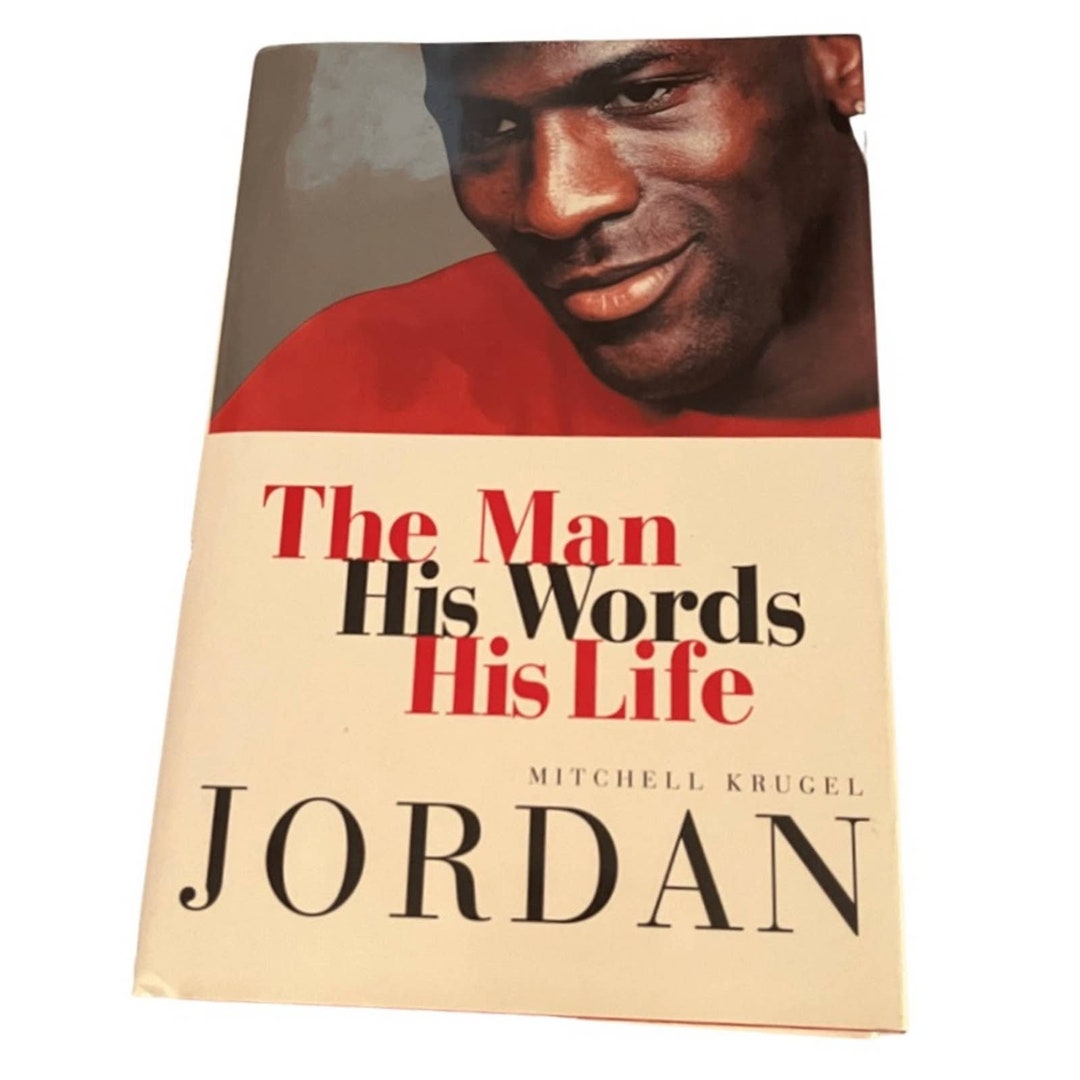 Jordan the Man His Words His Life Hardcover First Edition Book - Etsy