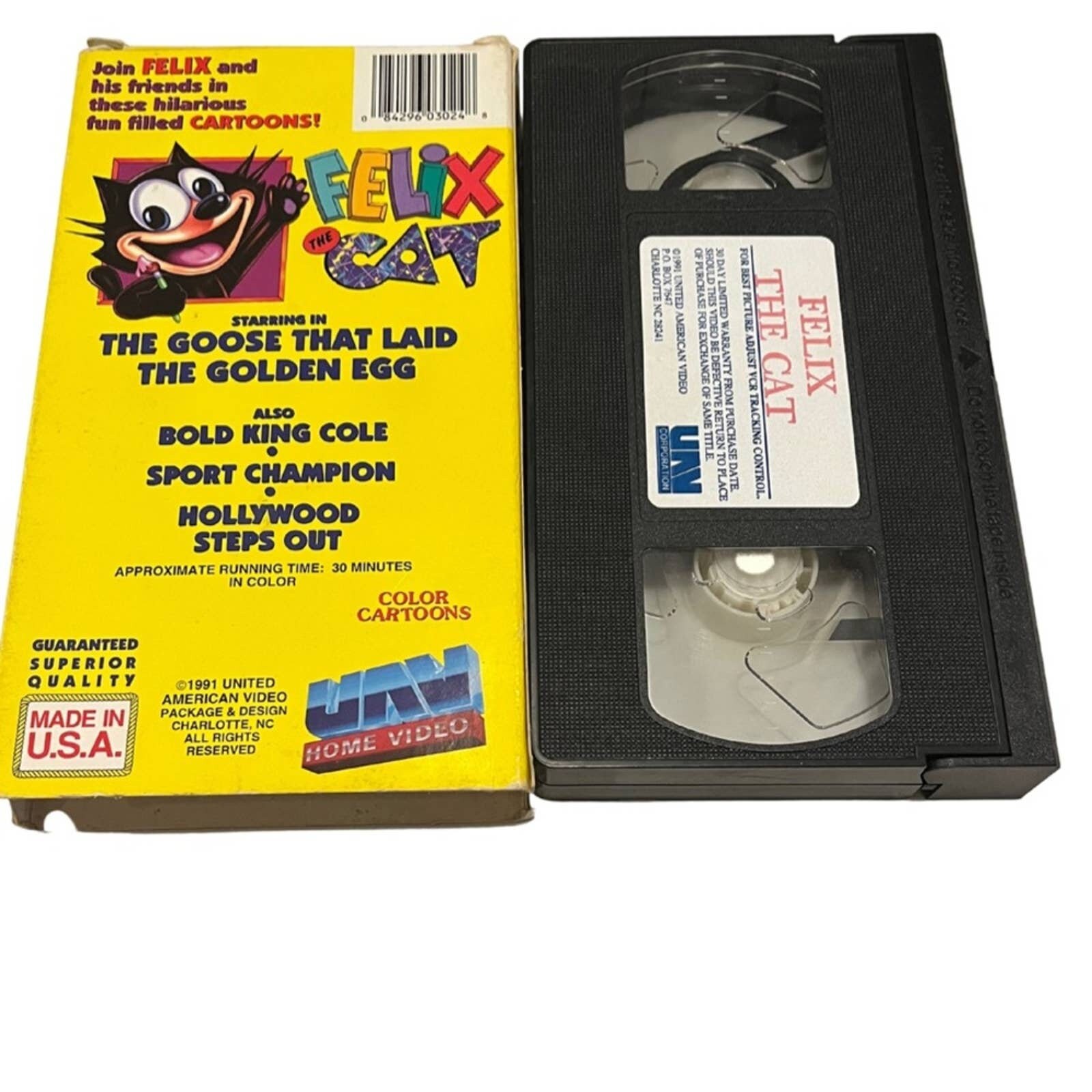 Felix the Cat VHS Animated Cartoon VHS Movie - Etsy
