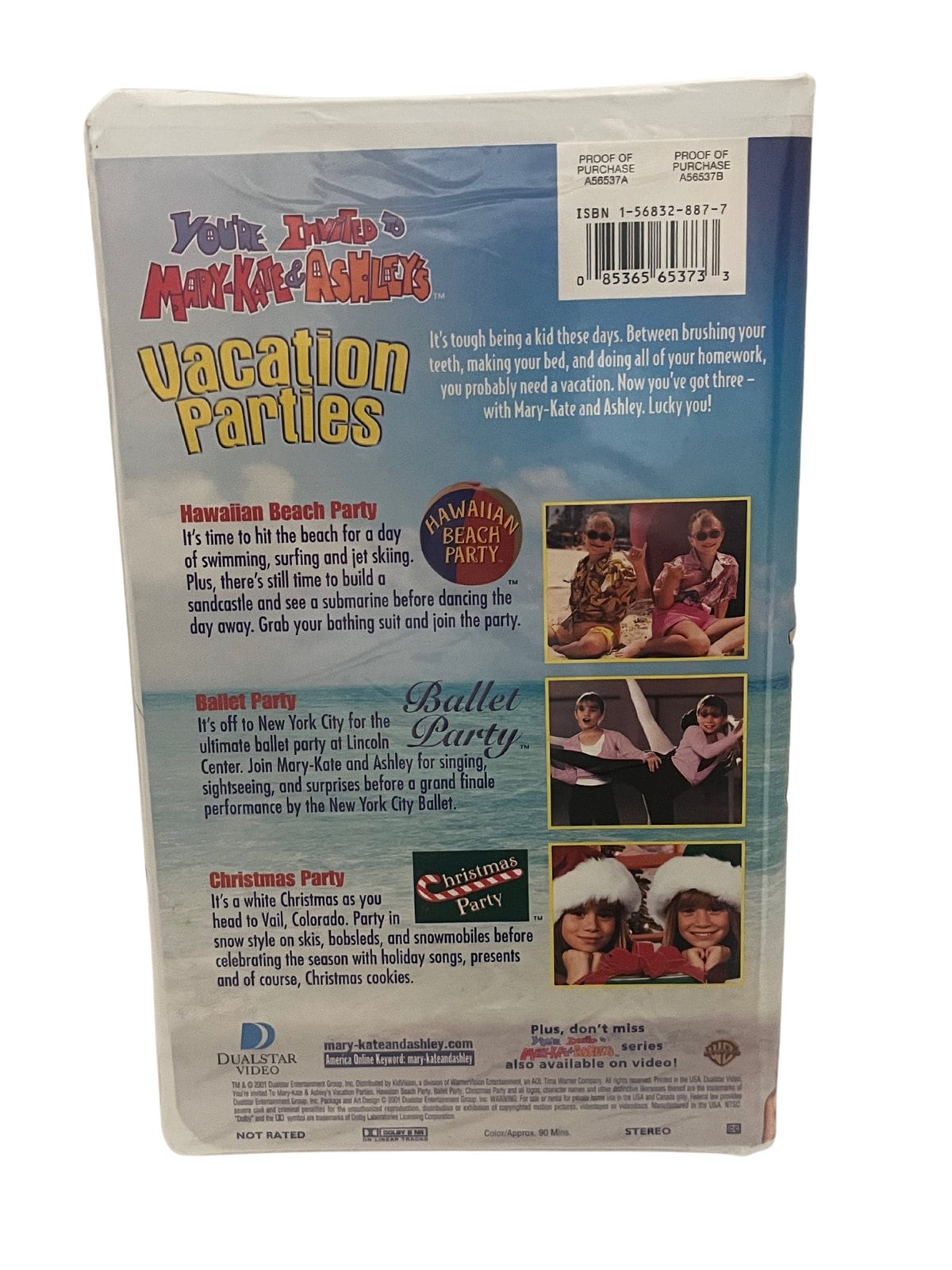 Vintage Mary Kate and Ashley Vacation Parties VHS Movie - Etsy