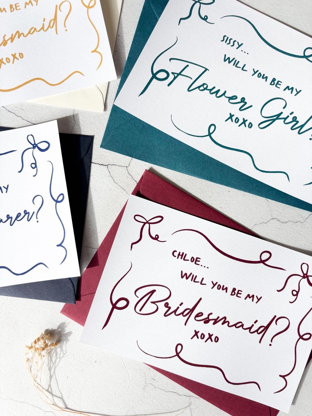 Bridesmaid Proposal Card | PASTEL SWIRL PROPOSAL | Will You Be My | A6 ...