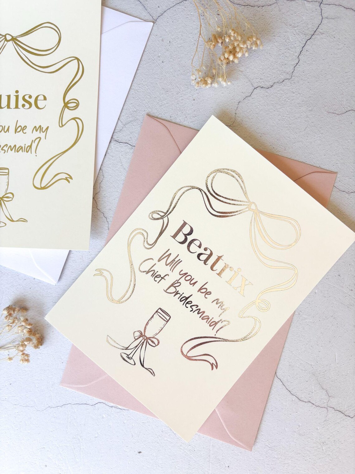 Bridesmaid Proposal Card | IVORY CHAMPAGNE PROPOSAL | Will You Be My ...