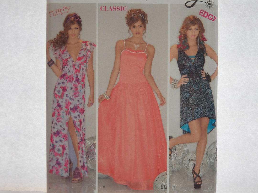 UNCUT Simplicity 1691 Dress Pattern, 3 Styles - Flirty, Classic, or ...