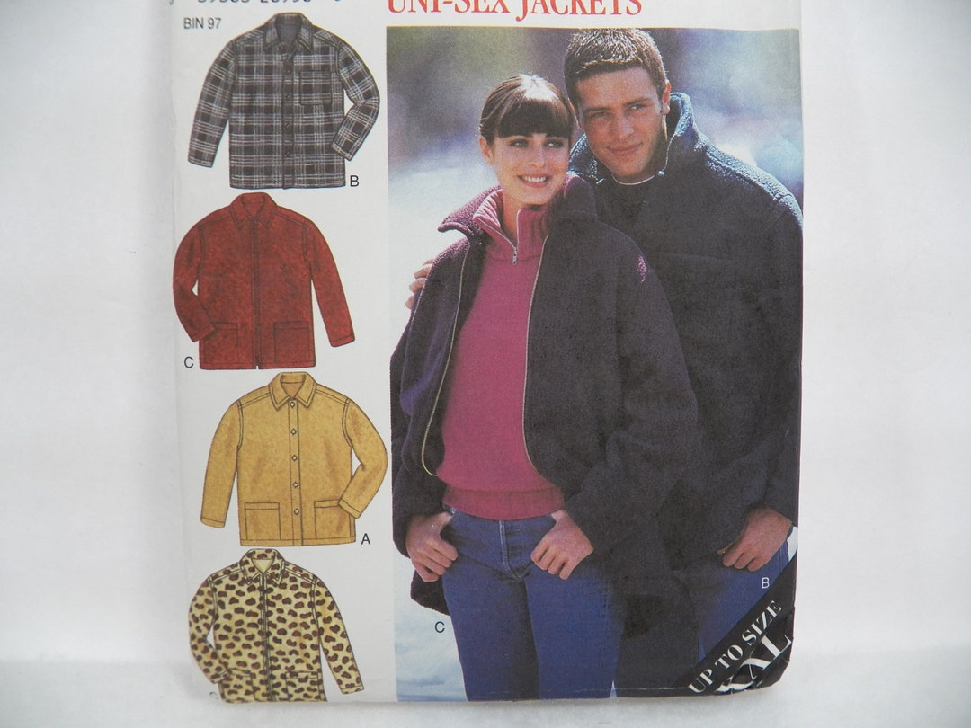 UNCUT Simplicity New Look 6689 Pattern, Long Sleeve Coat/jacket With ...