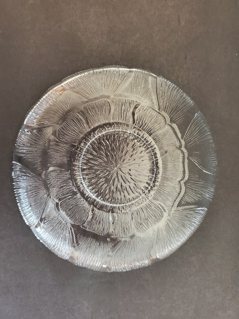 Arcoroc Fleur Clear Saucer France - Etsy