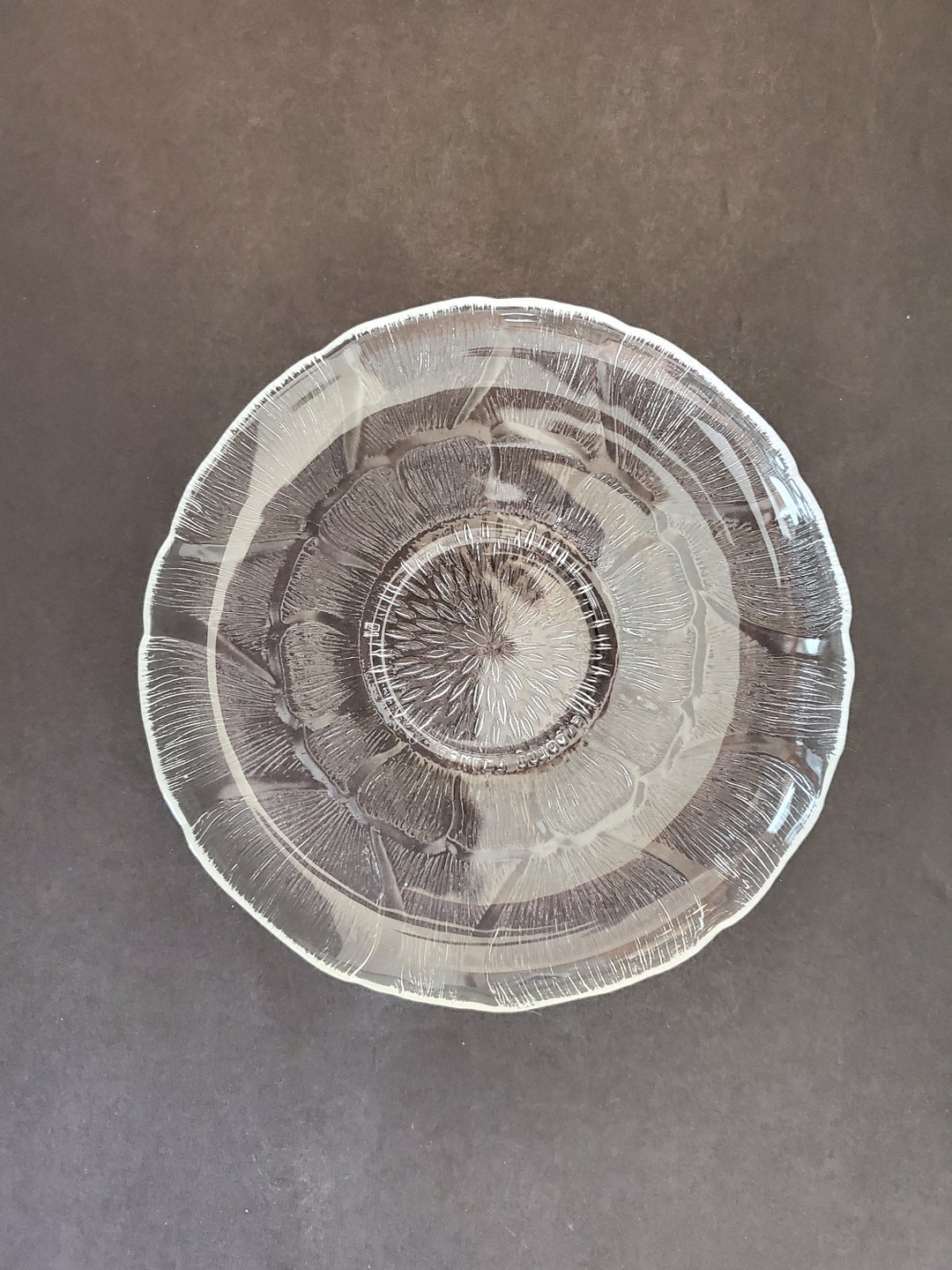 Arcoroc Fleur Clear Saucer France - Etsy