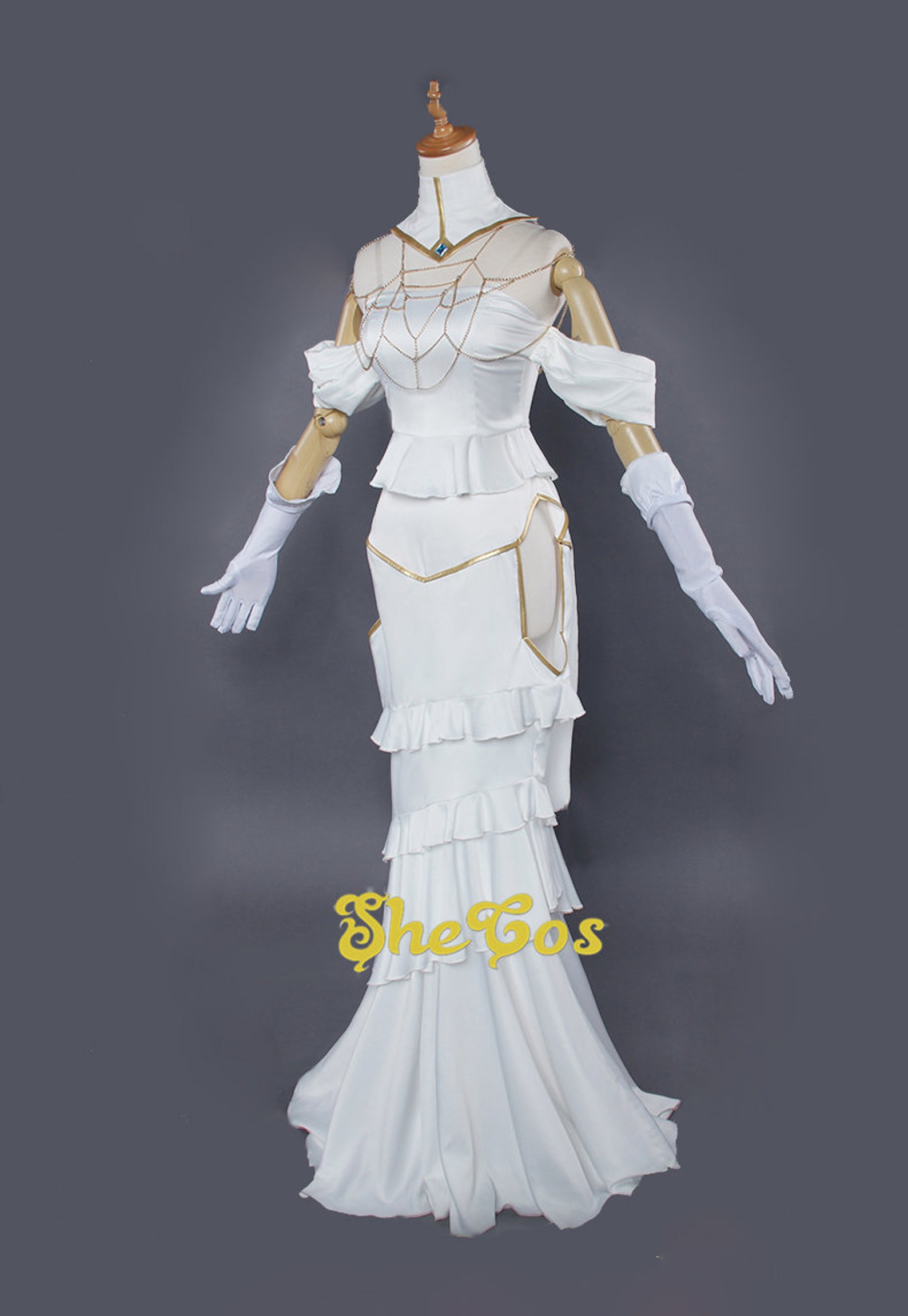 Overlord Albedo Cosplay Costume Overlord Albedo Dress Wig - Etsy
