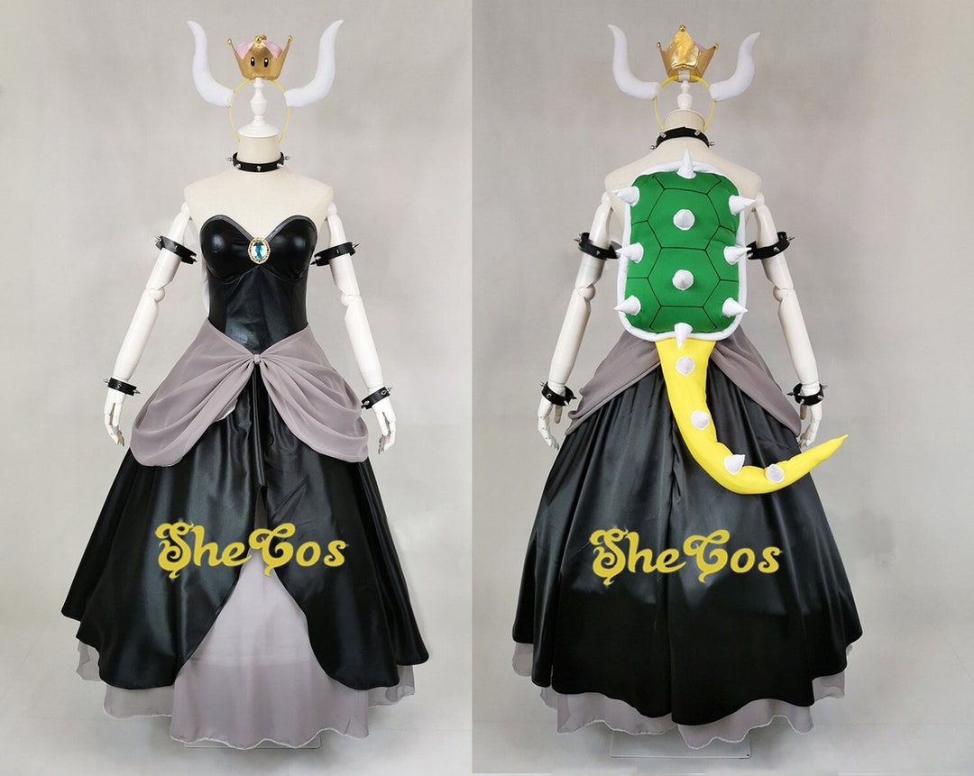 The Super Mario Bros Movie Princess Bowsette Cosplay Costume - Etsy UK
