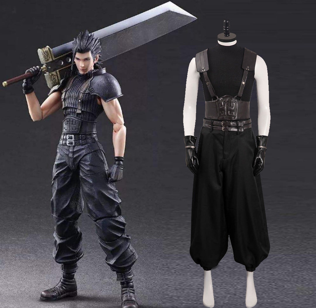 Final Fantasy VII Reunion Zack Cosplay Costume Zack Wig Shoes - Etsy