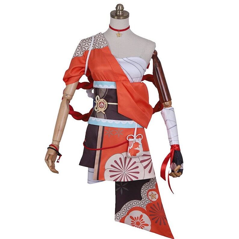 Yoimiya Dress Genshin Impact Yoimiya Cosplay Costume Yoimiya - Etsy Finland