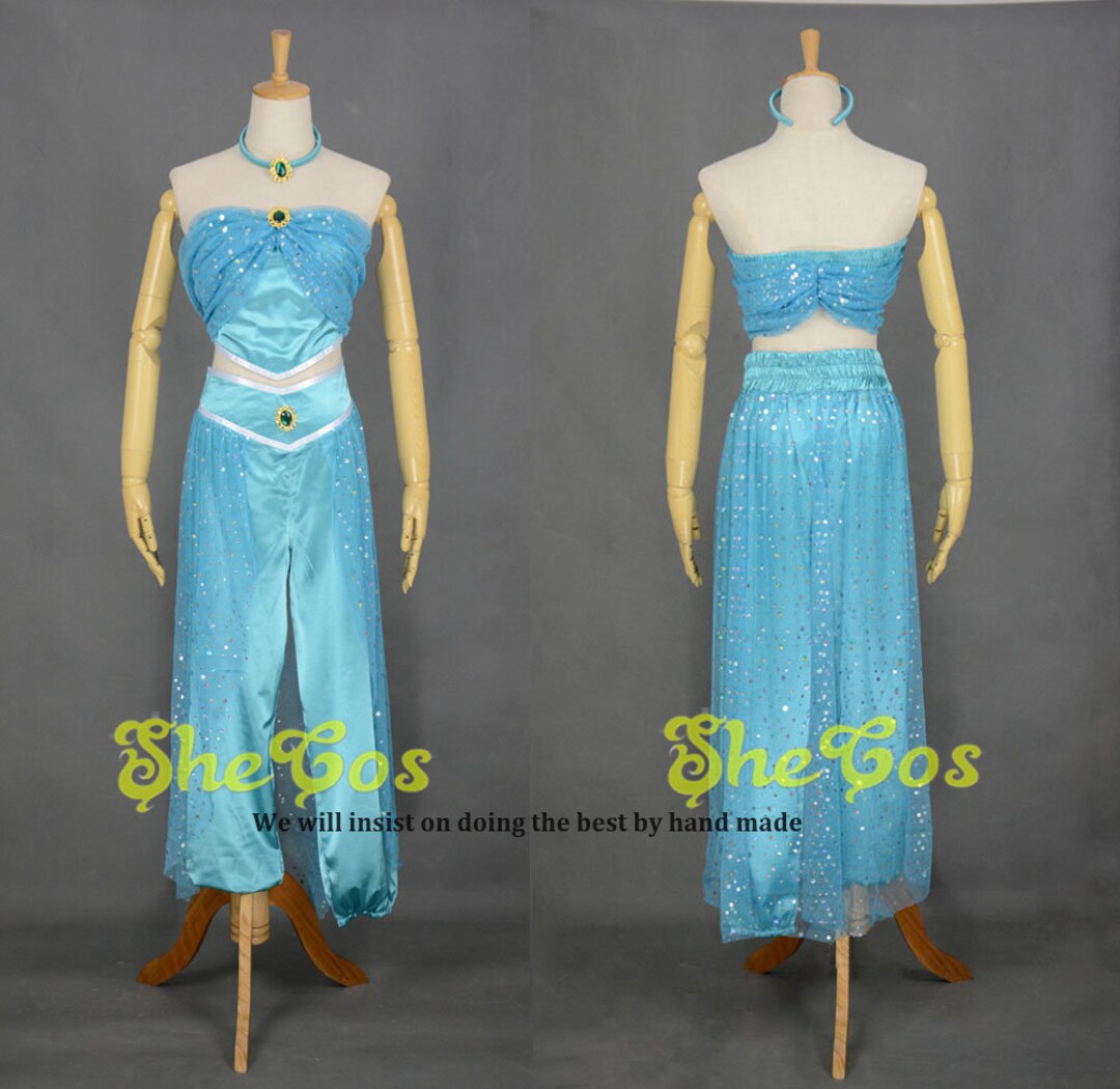 Jasmine Costume Adult JASMINE Princess Dress Costume Cosplay - Etsy