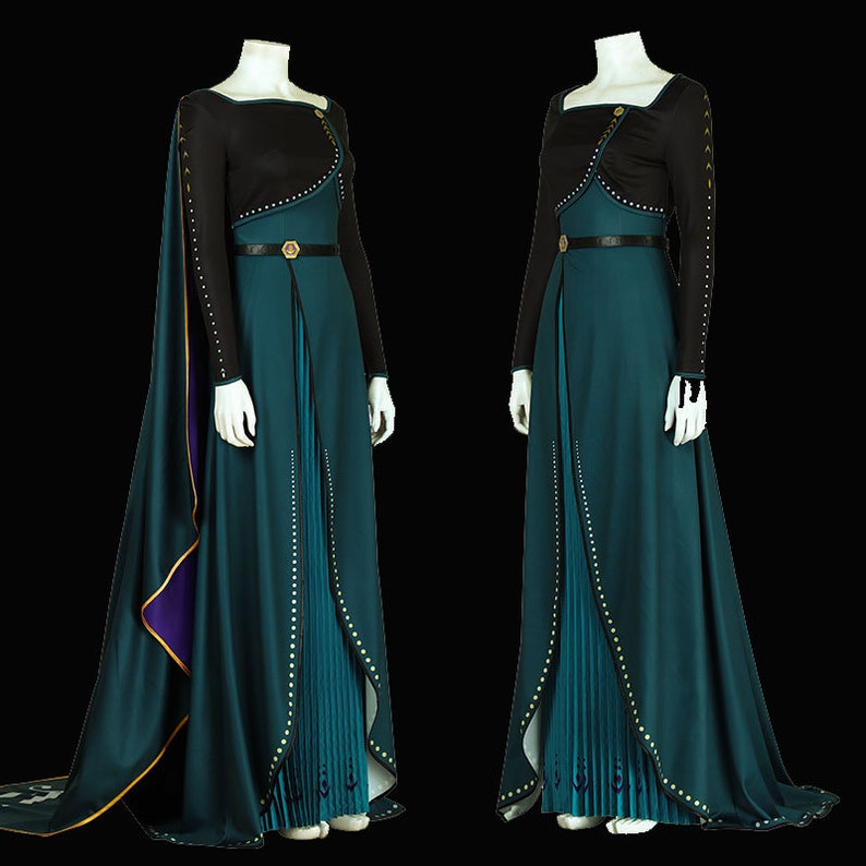 Anna Costume Frozen 2 Anna Queen Cosplay Dress Adult Etsy