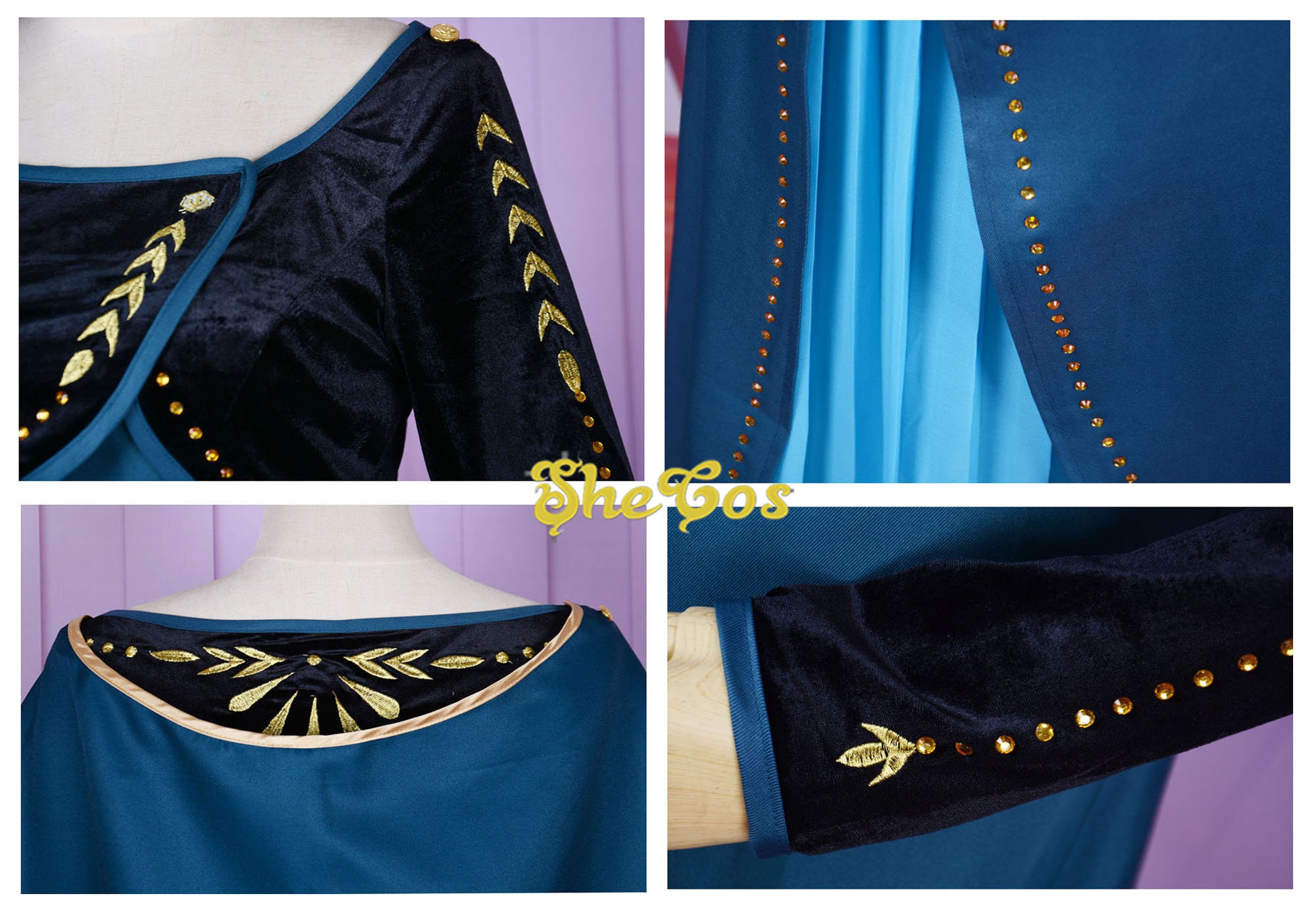 Frozen 2 Anna Queen Dress Adult Anna Embroidered Costume Etsy