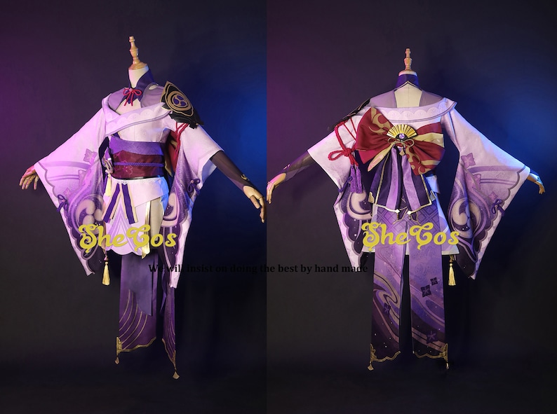 Shogun Raiden dress Genshin Impact Shogun Raiden Cosplay | Etsy
