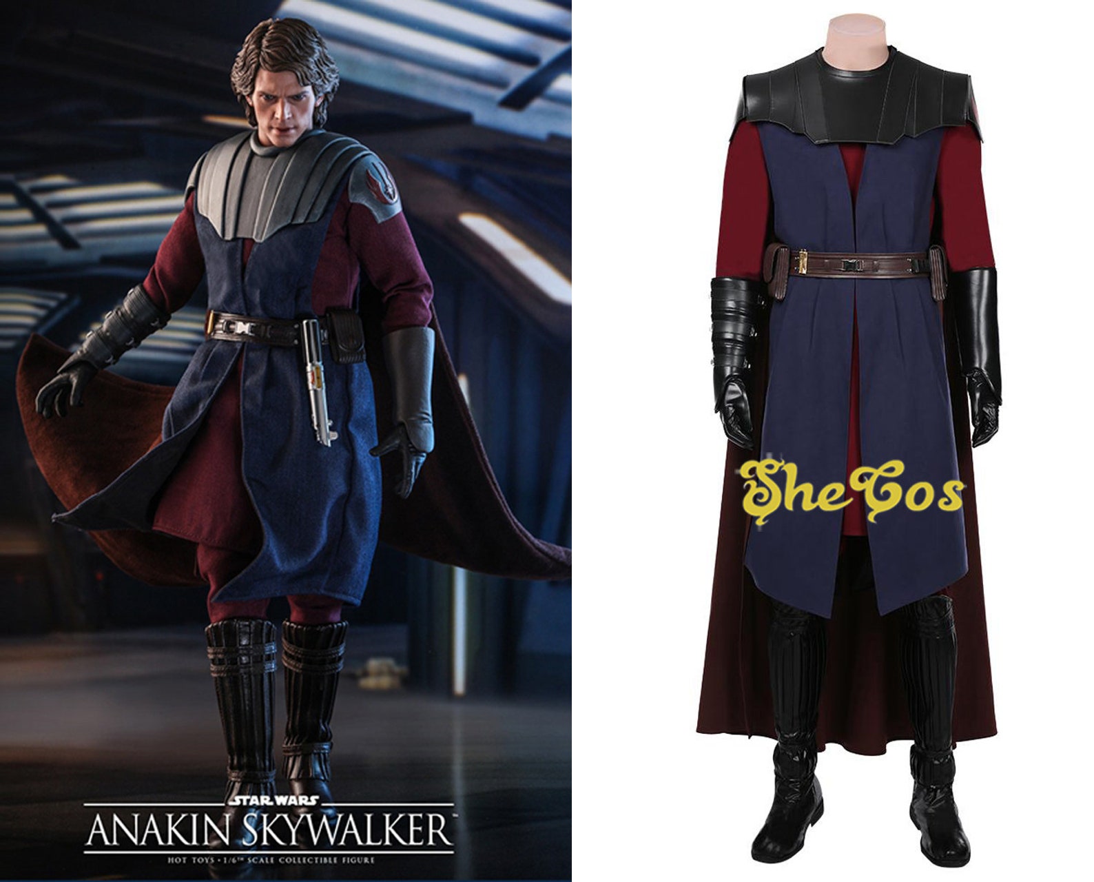 Star Wars The Clone Wars Anakin Skywalkeri Cosplay Costume | Etsy