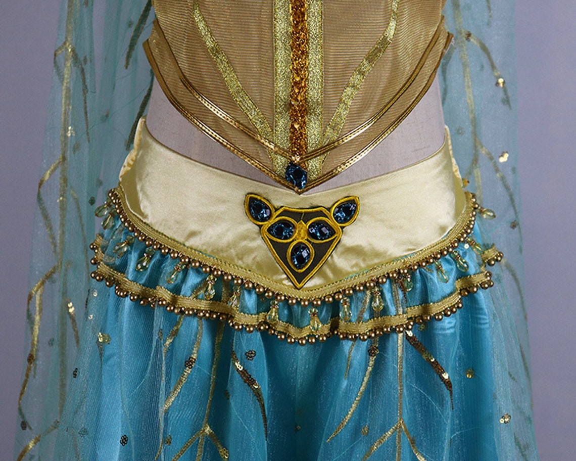 Princess Jasmine Costume Adult 2019 Aladdin Jasmine Cosplay Etsy