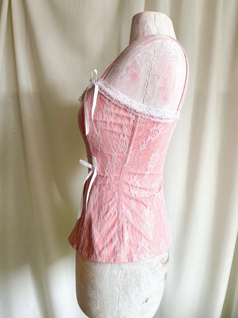 Pink Corset / Phaze Alternative Clothing / Rose Angel Eva Bodice Corset ...