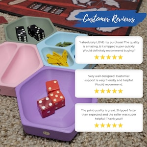 Board Game Trays for Game Piece Holder Storage - Board Game Night ...