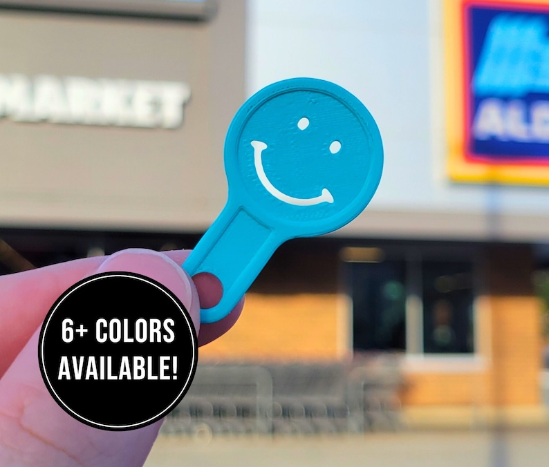 ALDI Quarter Keychain Gift for Shopper - ALDI Cart Key Cart Quarter ...