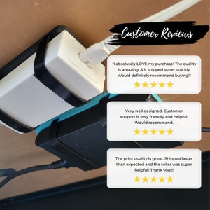 Power Brick Holder for Power Brick Mount for Universal Power Supply ...