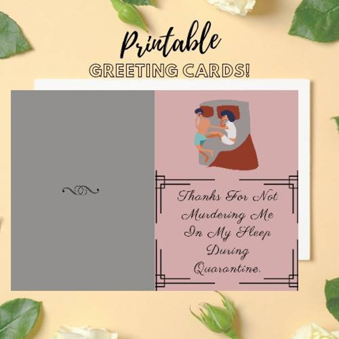 Funny Couple Printable Card - Etsy
