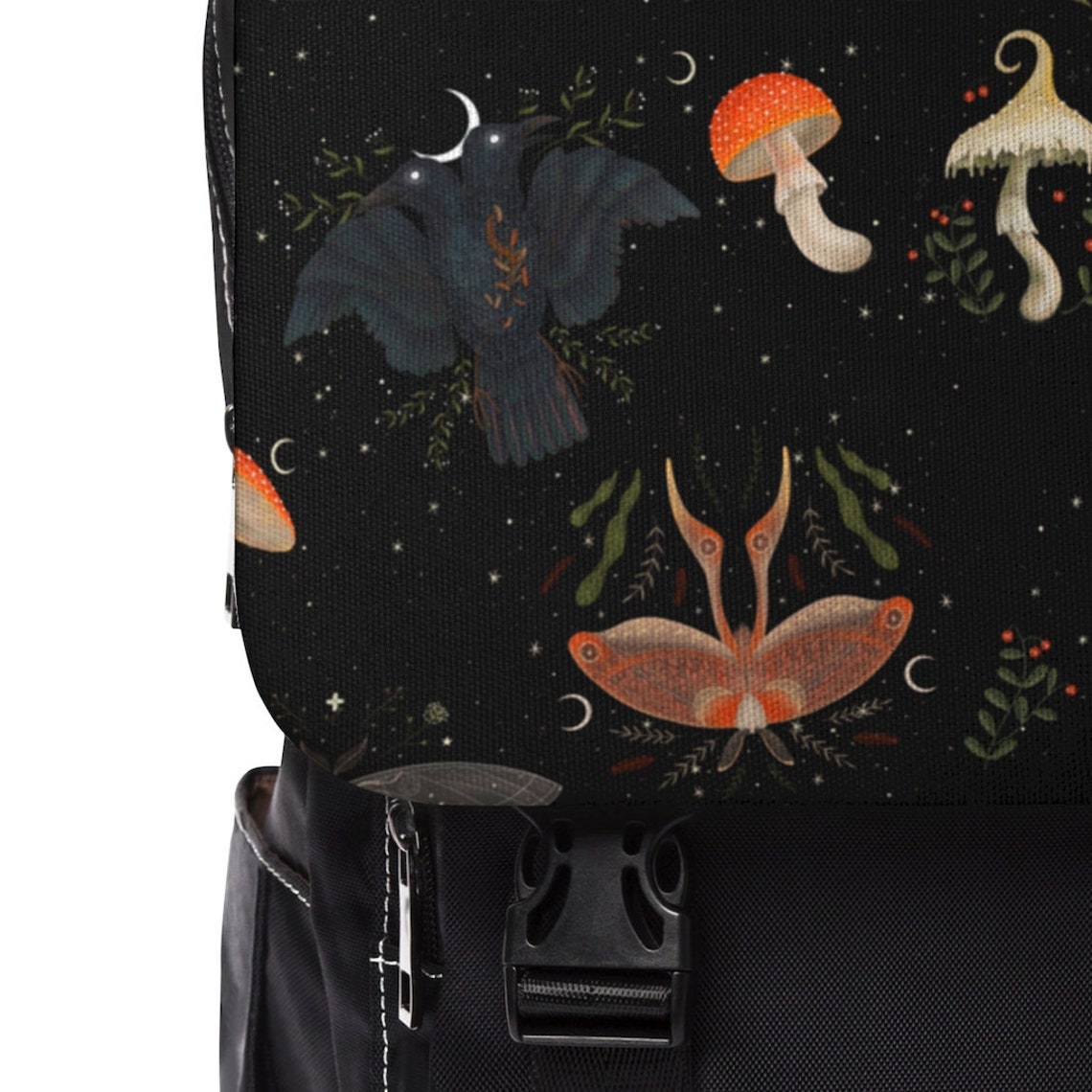 Mushroomcore Cottagecore Witchy Boho Casual Shoulder Backpack - Etsy