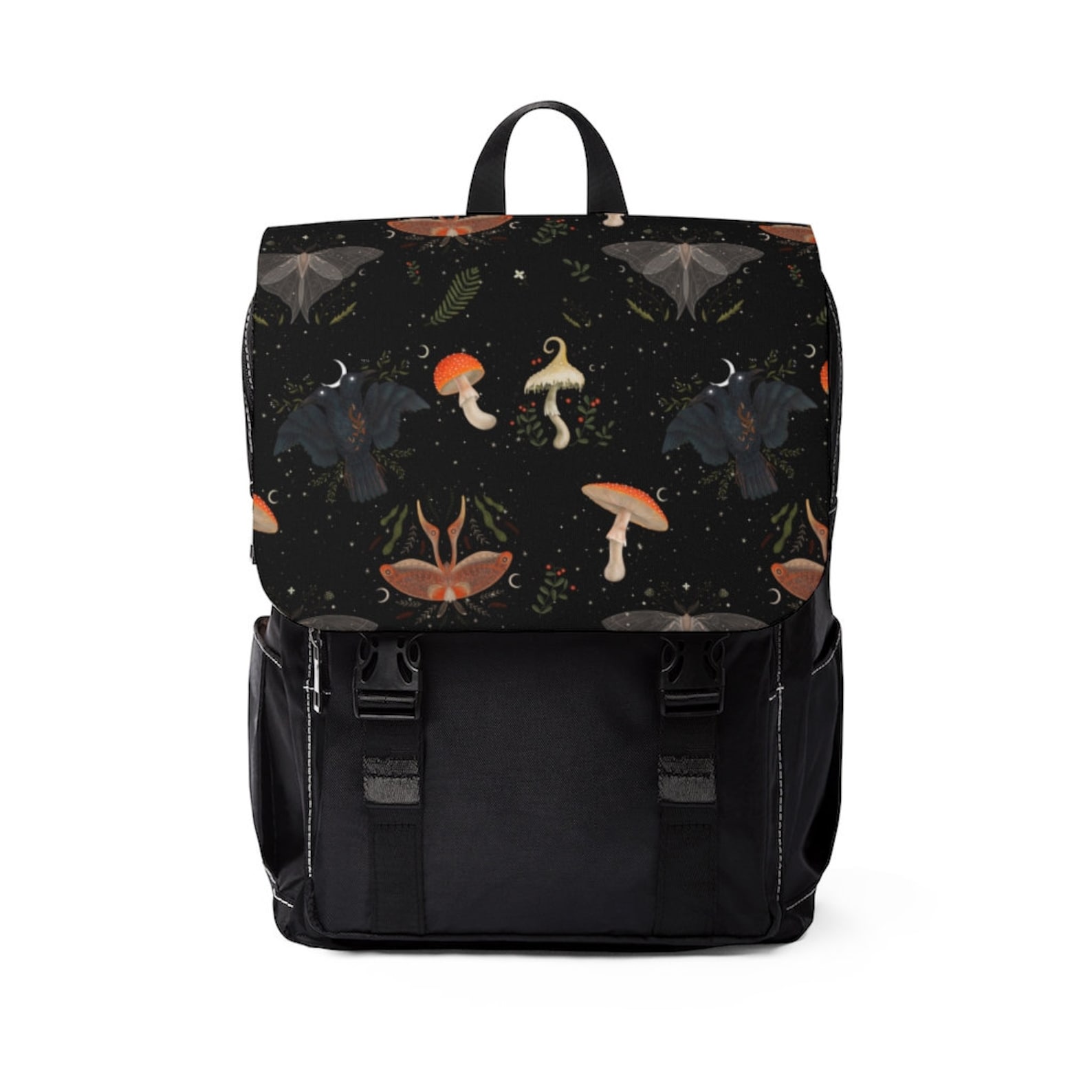 Mushroomcore Cottagecore Witchy Boho Casual Shoulder Backpack | School ...