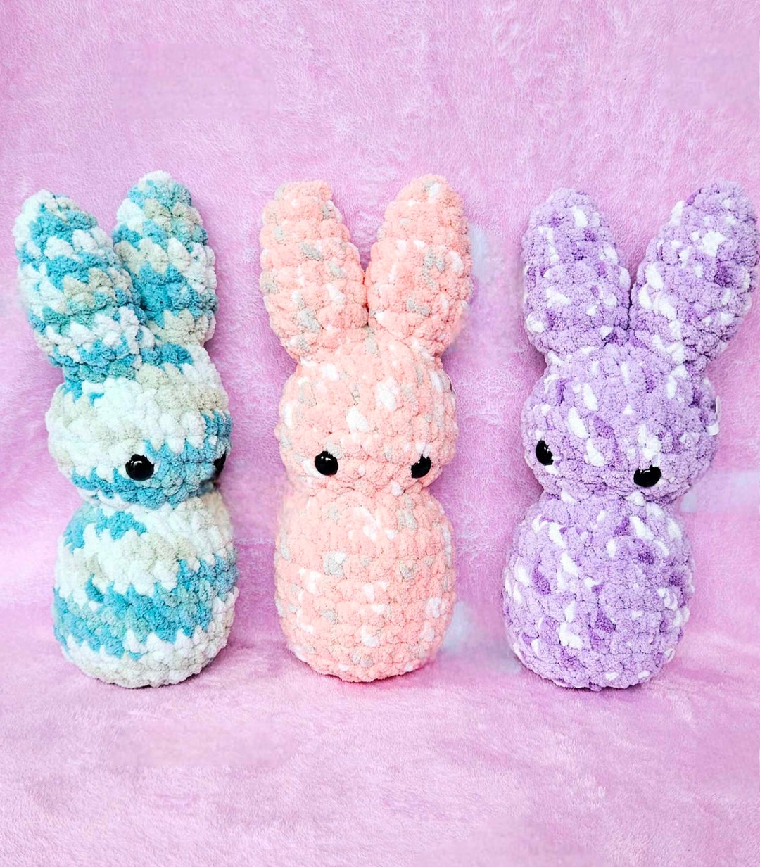 Crochet Bunny Peep Stuffy - Etsy