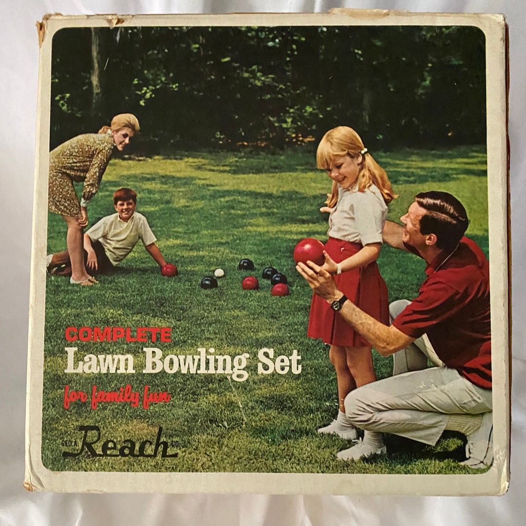 Reach Lawn Bowling Bocce Set NIB Family Vintage - Etsy