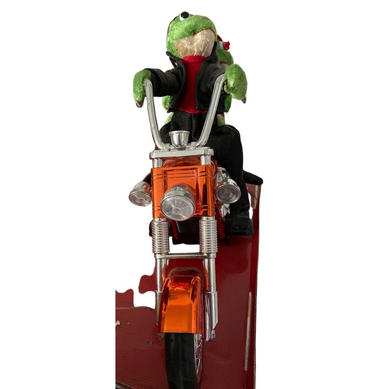 Animated Frogs on Motorcycle Light up Sings Kokomo New Old Stock - Etsy