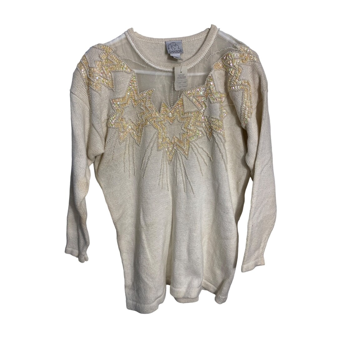 Mrs. Goldburg Ugly Sweater TV Show NWT Gantos Size Med Sheer - Etsy
