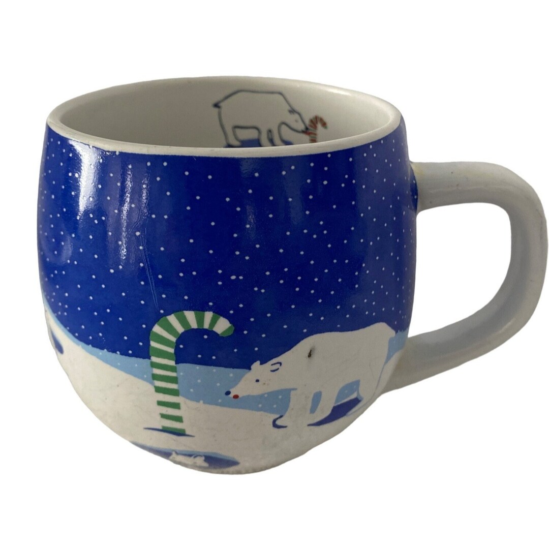 Borders Large Polar Bear Mug Cup - Etsy