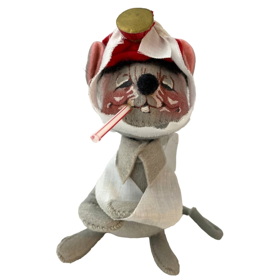 Anna Lee Annalee 7 Get Well Mouse 1965 1983 LN - Etsy