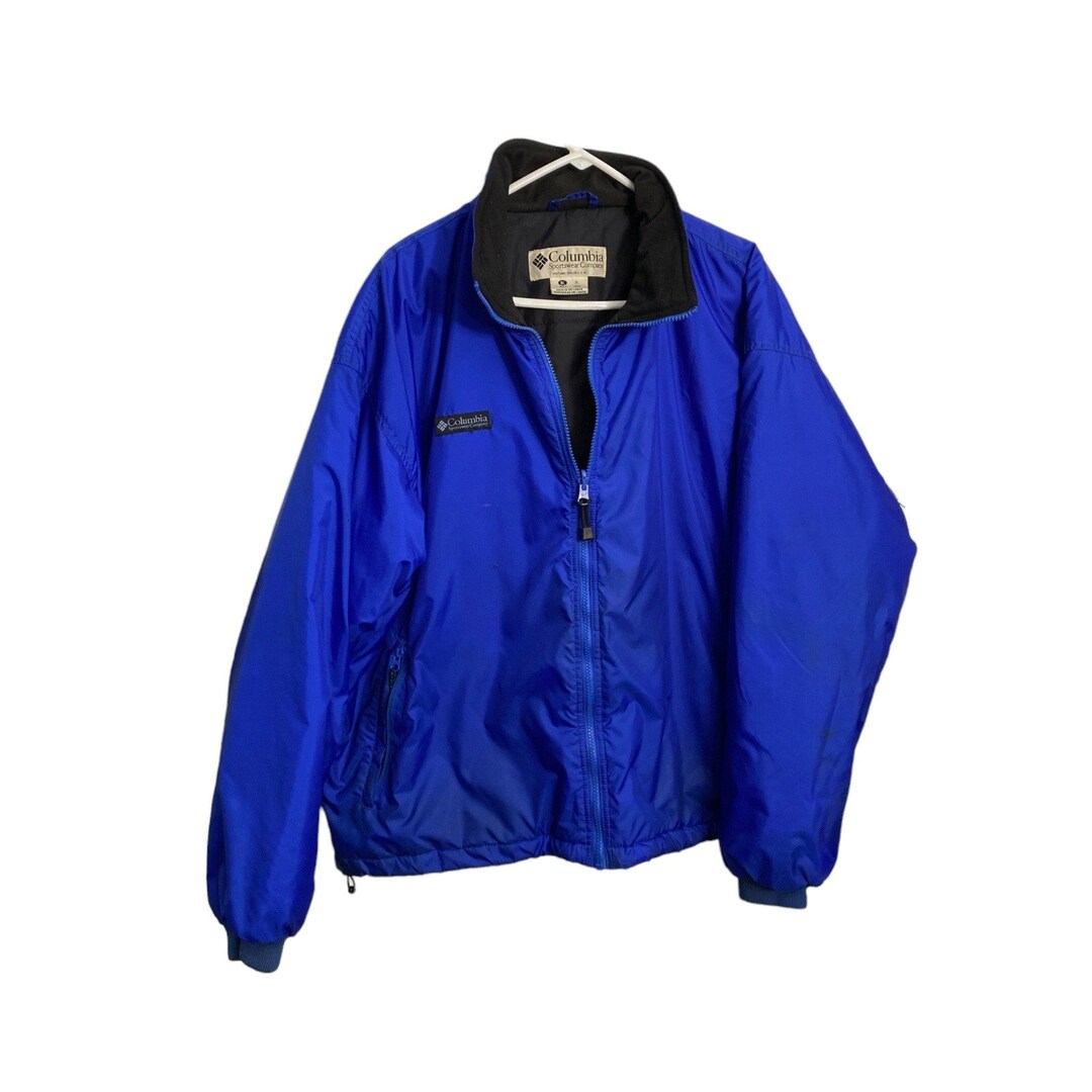 Columbia 3 XL Winter Jacket Royal Blue Front Zipper W/3 Zip - Etsy