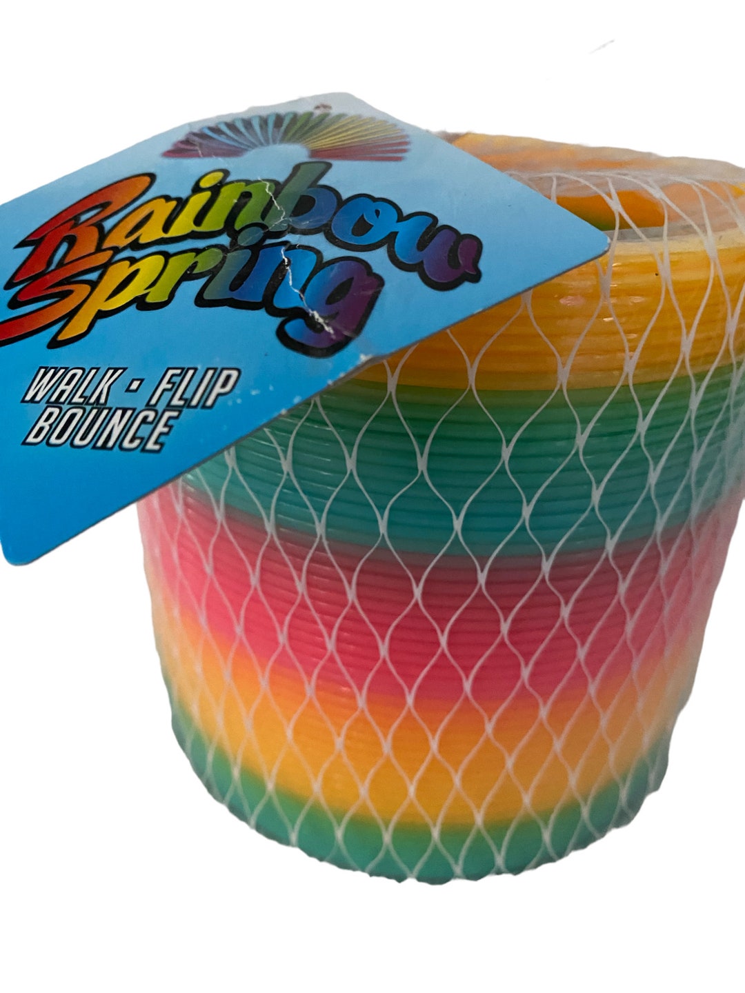 Rainbow Slinky Spring Toy Magic Colorful Circle Coil Kids Stretchy ...