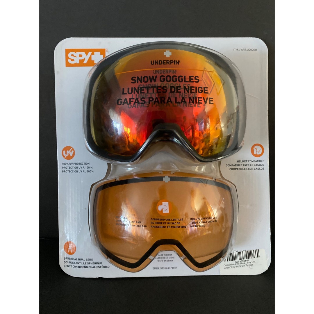 Spy Optic Underpin Snow Skiing Snow Goggle NIP - Etsy