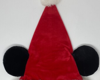 Mickey Santa Hat | Etsy