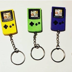3D Printed Miniature Handheld Games Keychains . Single or Set. Zipper ...