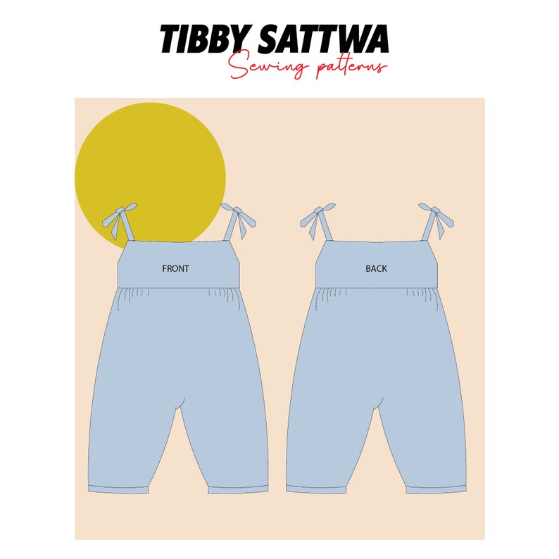 Girls Romper Sewing Pattern PDF Strap Top Sewing Pattern - Etsy