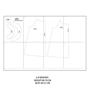 Baby Dress Sewing Pattern PDF, Summer Dress Sewing Patterns, Baby Dress ...