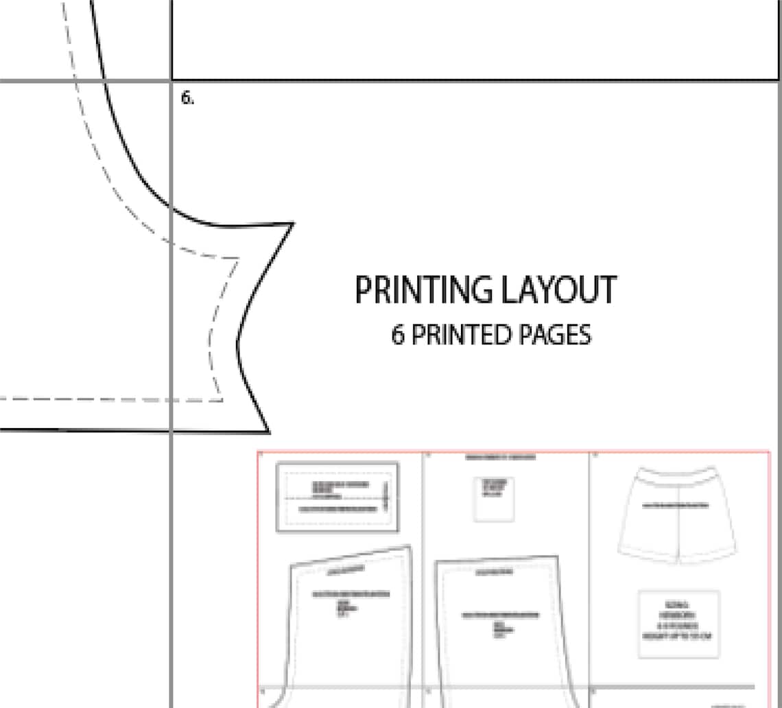 Baby Shorts Sewing Pattern PDF Kids Easy Sewing Pattern Pdf, Sizes 18 ...