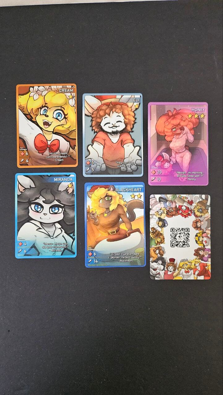Doodlebun BRAWL!! VOL 2 - Trading Cards Collectables Anthro Furry Art ...