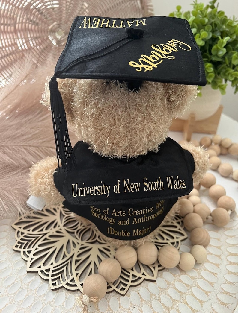 Personalized Graduation Bear, Class of 2026, Student Gift - Etsy Australia