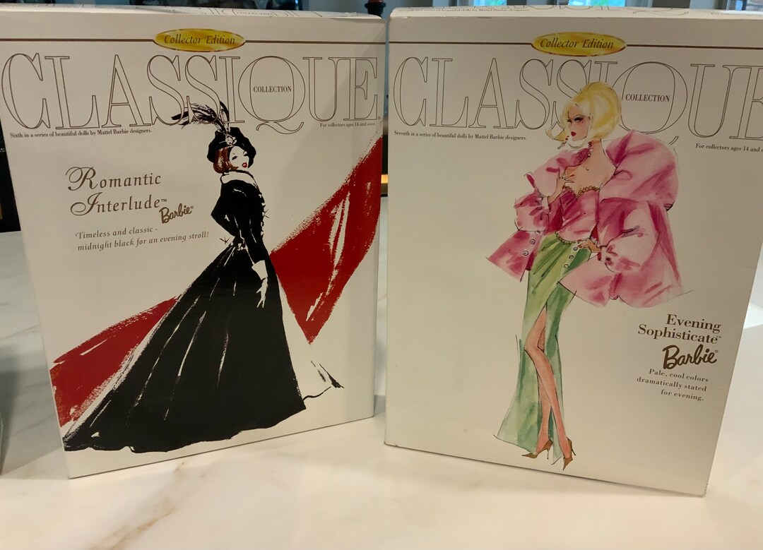 BARBIE - Set -4 Classique Collection Dolls Starlight Dance ,midnight ...