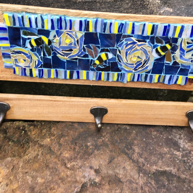 Mosaic Coat Rack - Etsy